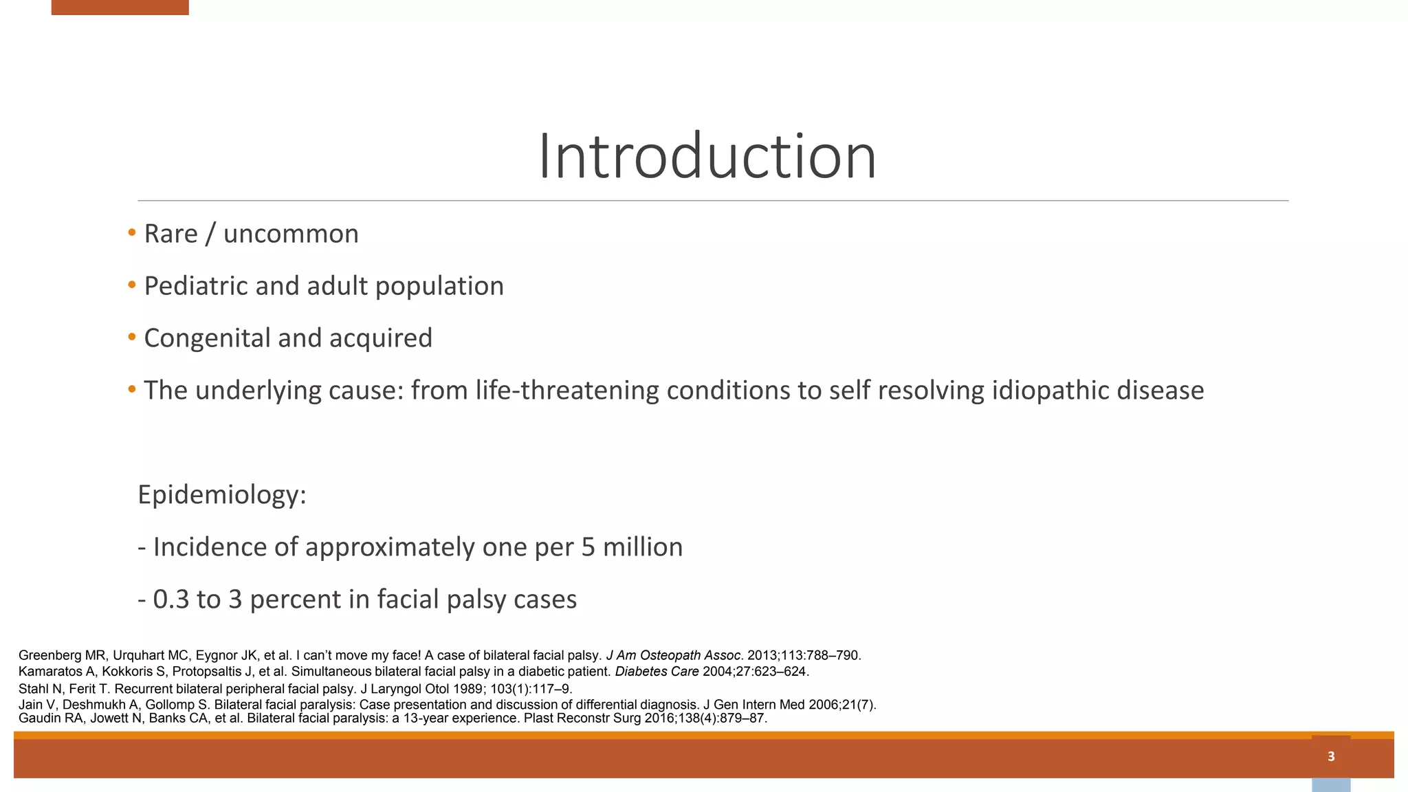 Bilateral Facial Paralysis | PPTX