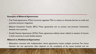 Introduction to Bilateralism -Bilateral trade | PPT