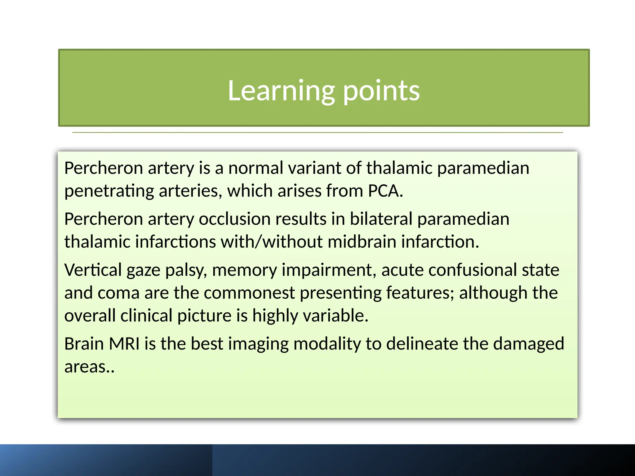 Bilateral Percheron artery occlusion, two cases | PPT Bilateral Percheron artery occlusion, two cases | PPT