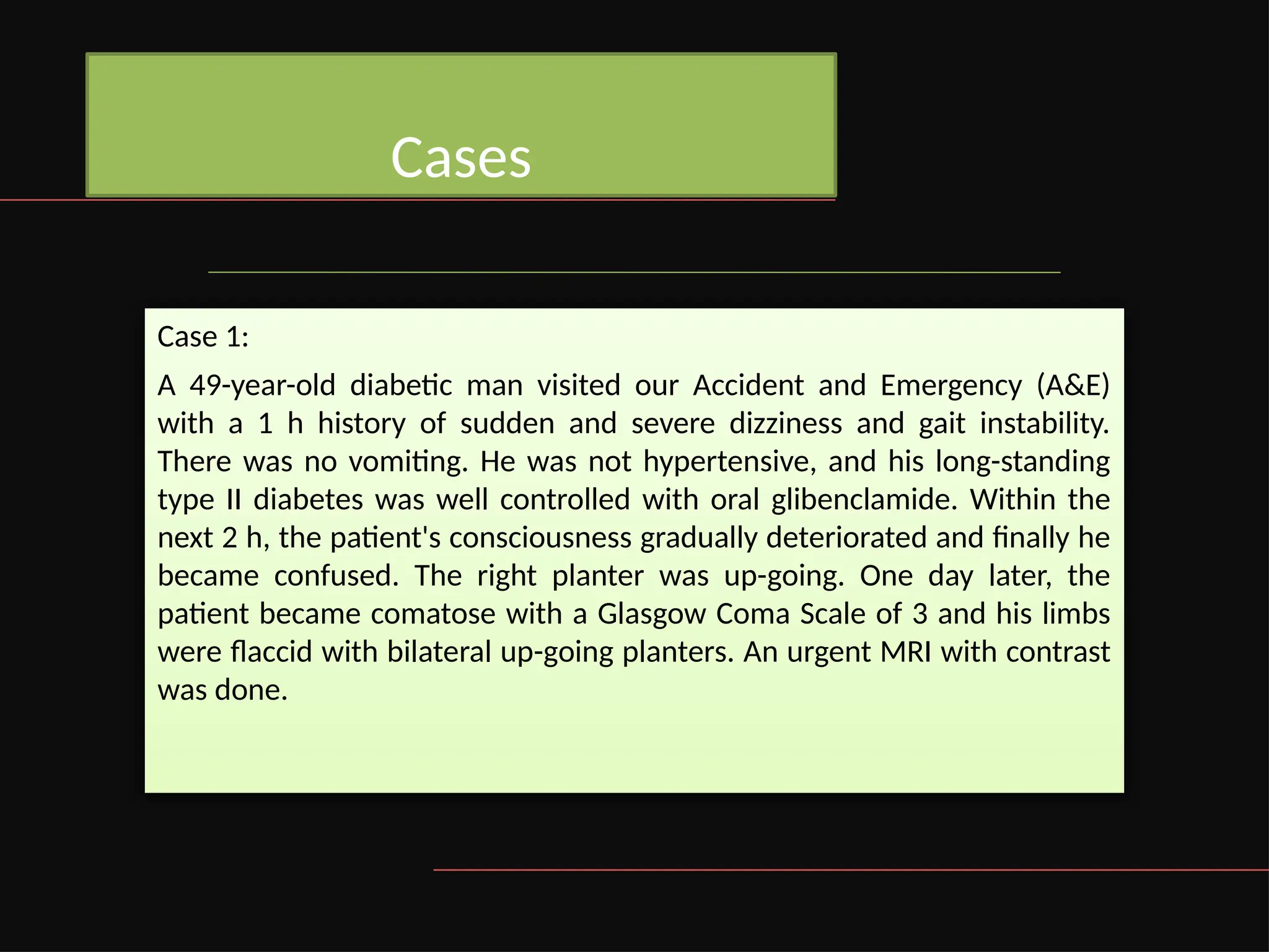 Bilateral Percheron artery occlusion, two cases | PPT Bilateral Percheron artery occlusion, two cases | PPT