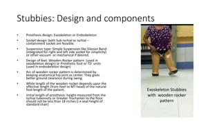 Bilateral Transfemoral amputation and stubbies (Prostheses).pptx