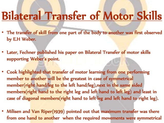 Bilateral transfer of learning | PPTX | Education