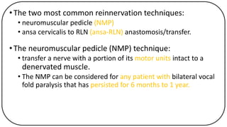 Bilateral TVC paralysis Dr. M. Erami | PDF