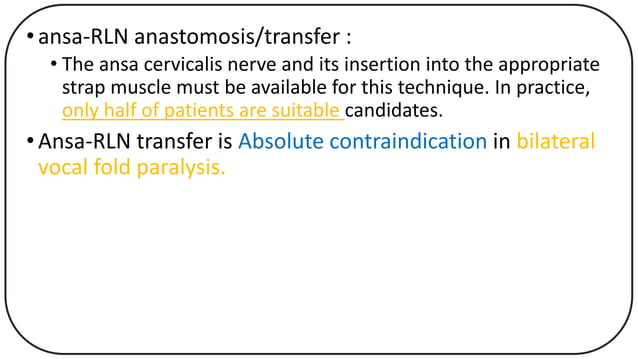 Bilateral TVC paralysis Dr. M. Erami | PDF