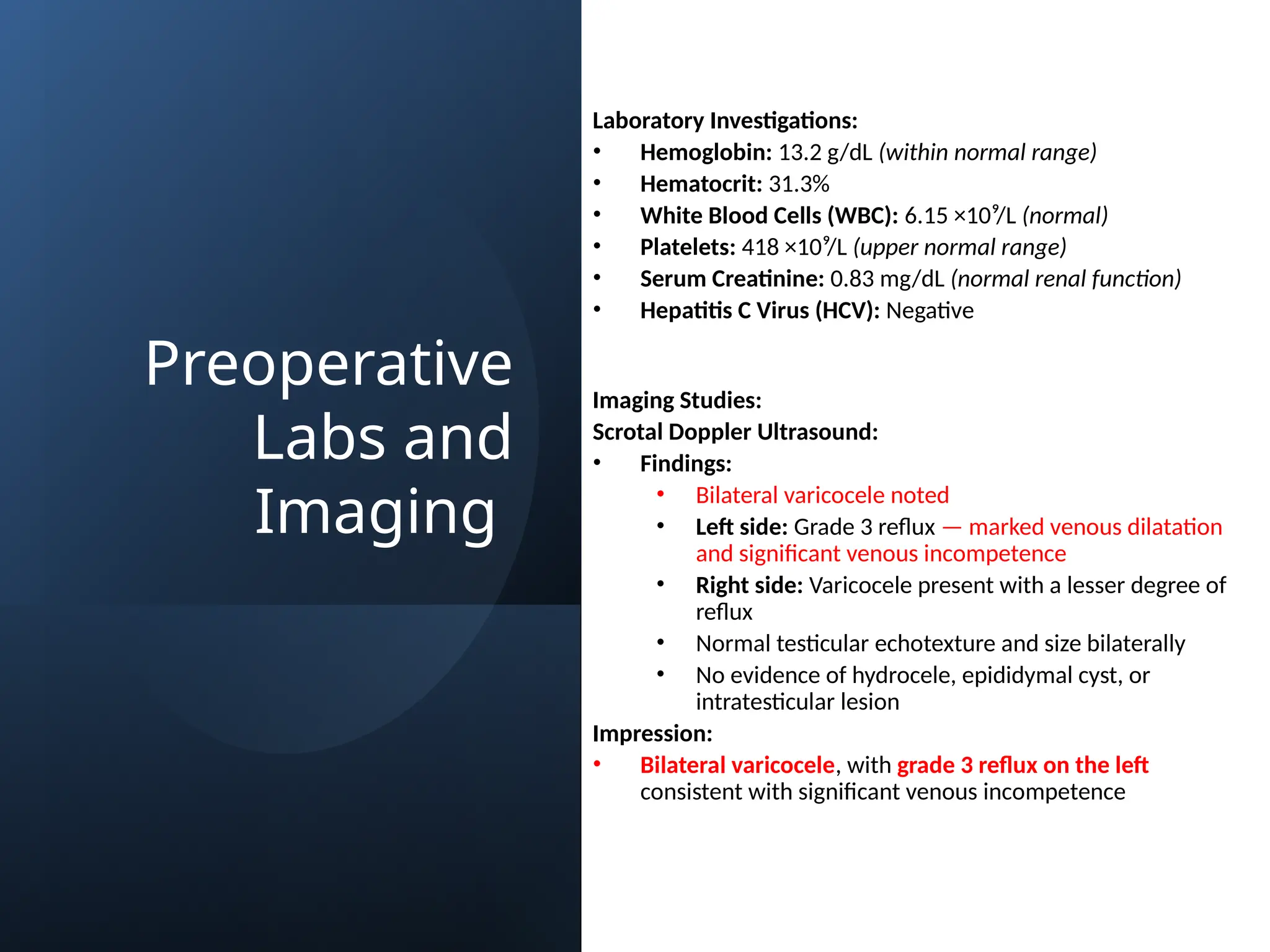 Bilateral Varicocele uro presentation.pptx