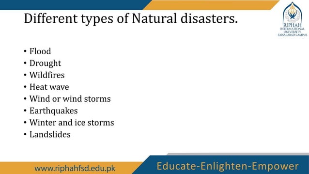 Relationship Geophysics & Natural Disasters | PPTX
