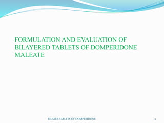 Bilayerd tablets | PPTX