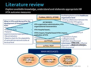 Hospital-based HTA: does it impact on medical technologies’ expenditure ...