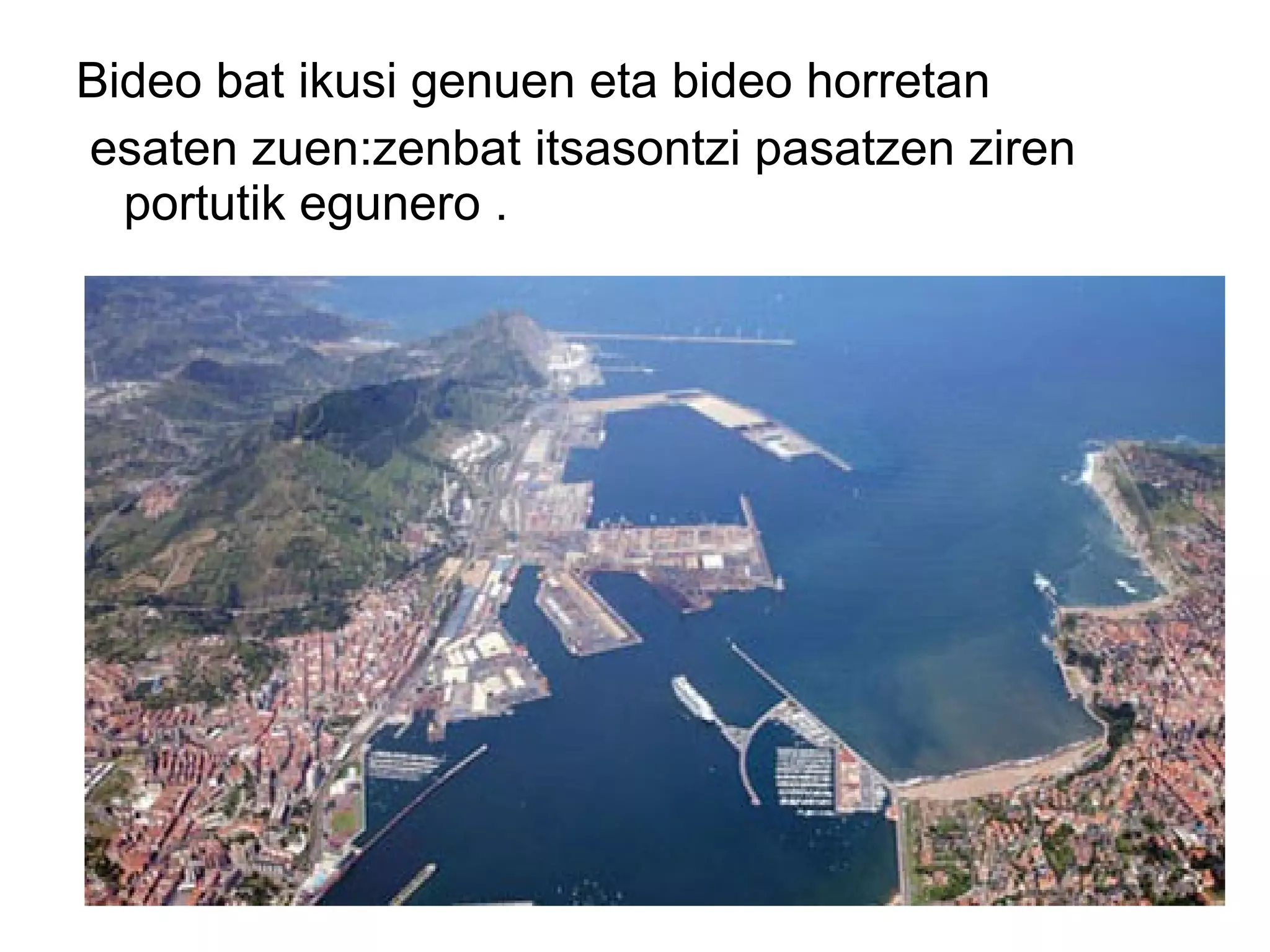 Bilboko pòrtua ALBA | PPT