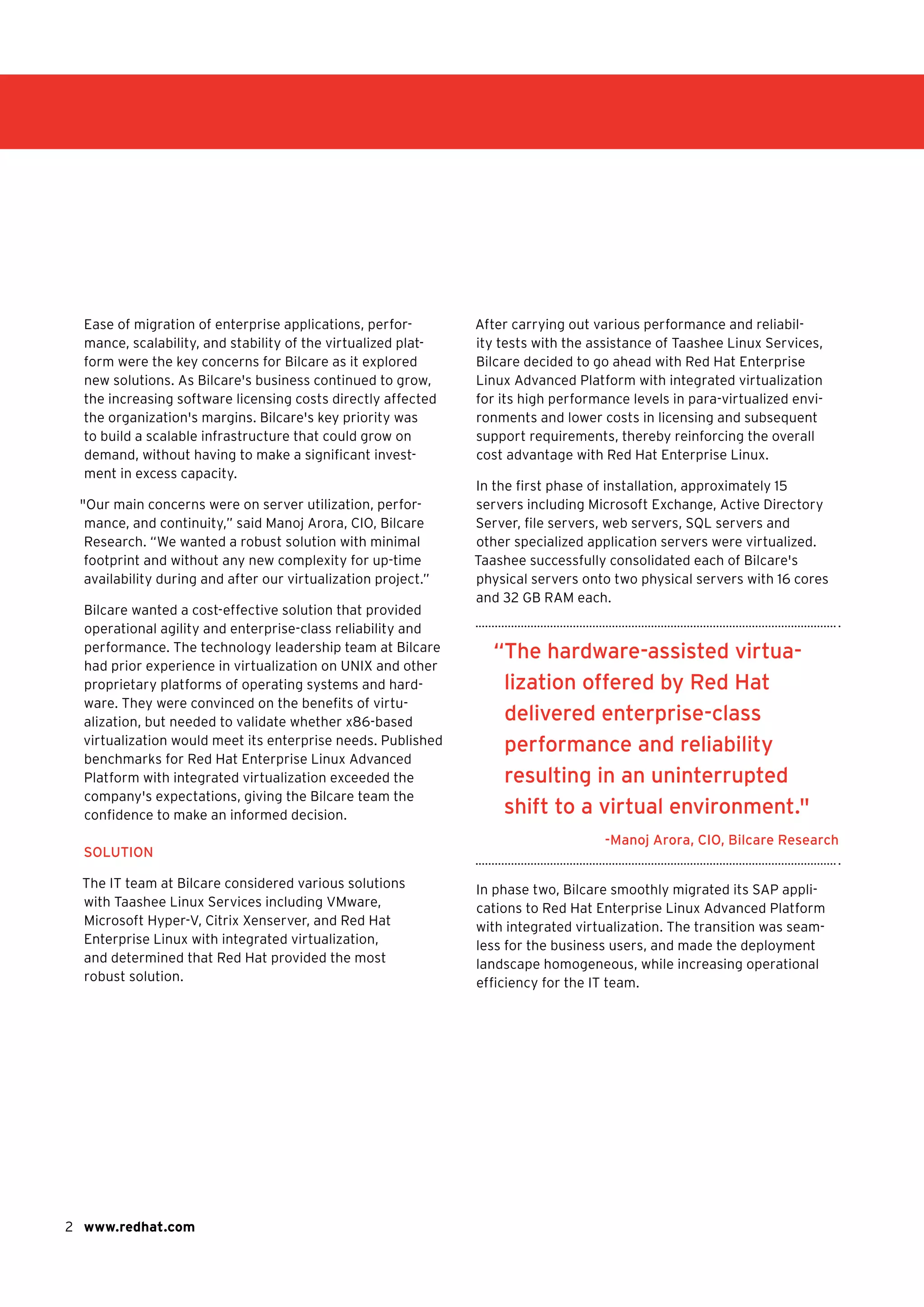 Bilcare Cost Effectively Scales For Business Growth | PDF