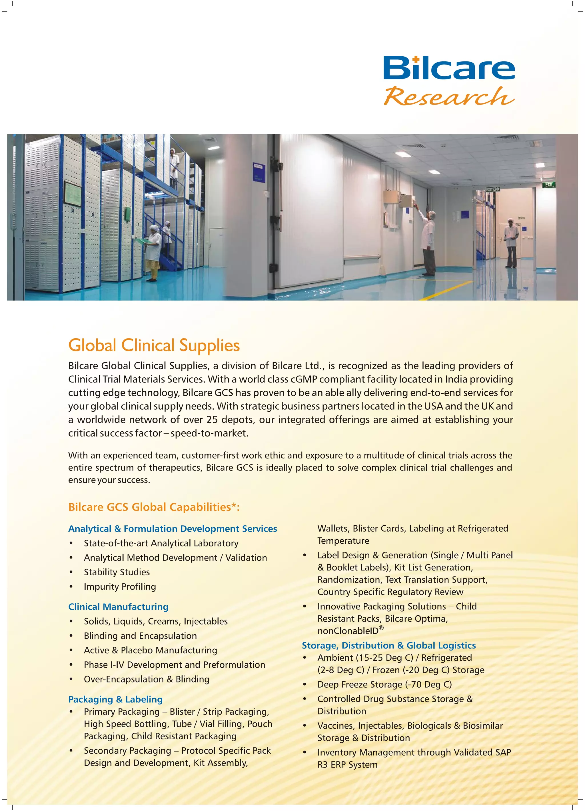 Bilcare gcs leaflet | PDF