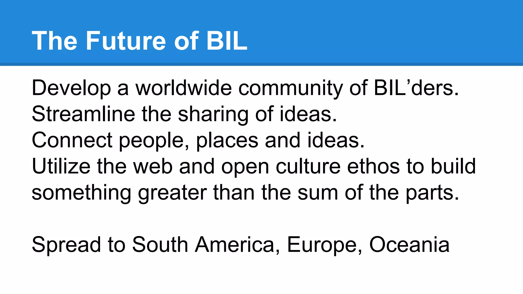 Bil conference in a glimpse | PPT