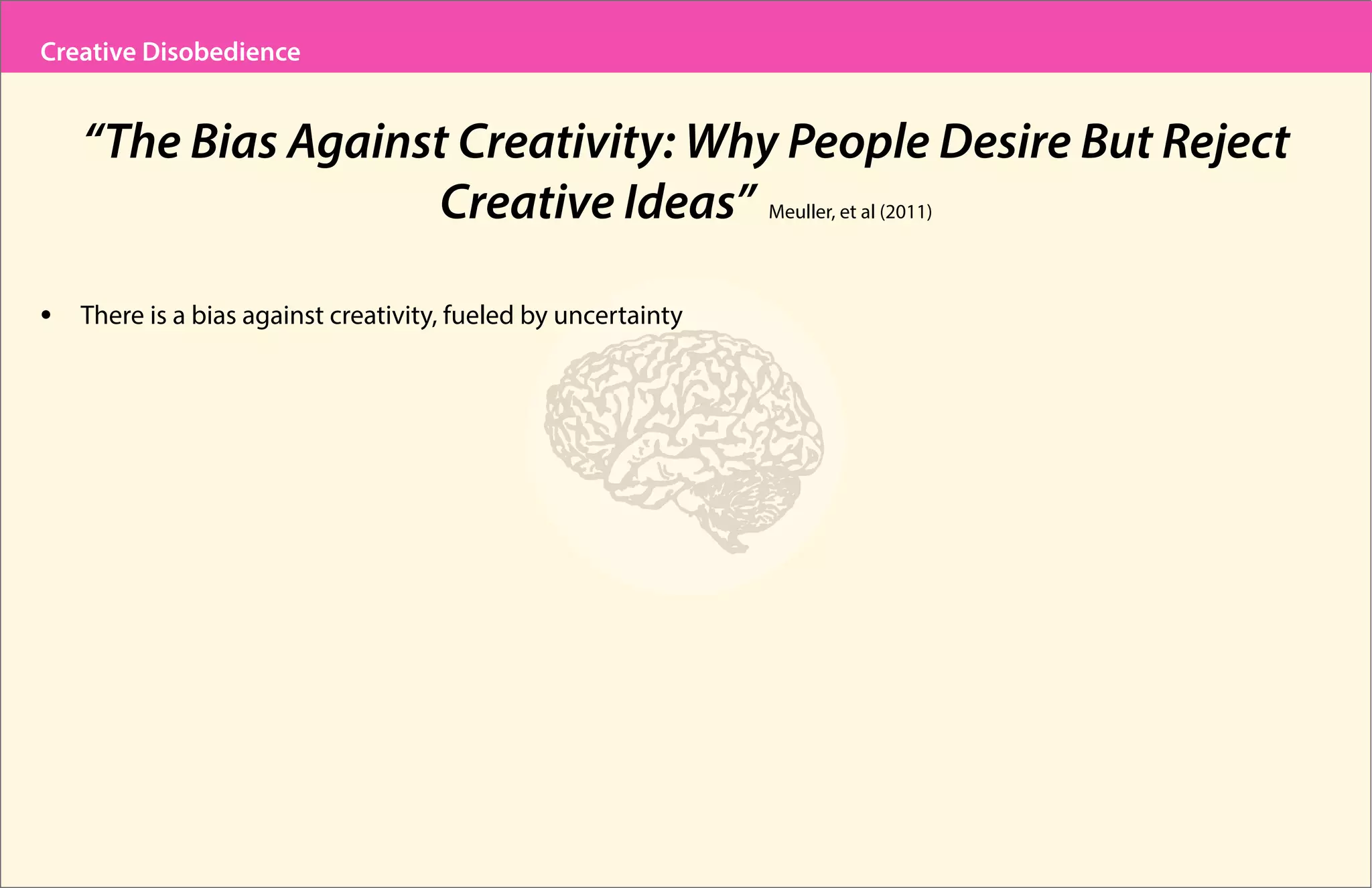 Creative Disobedience: How, When and Why to Break the Rules (from BIL ...