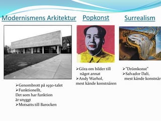 Bild och konsthistorien | PPTX | Modern Art | Fine Art