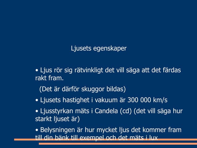 Bildspel optik | PPT