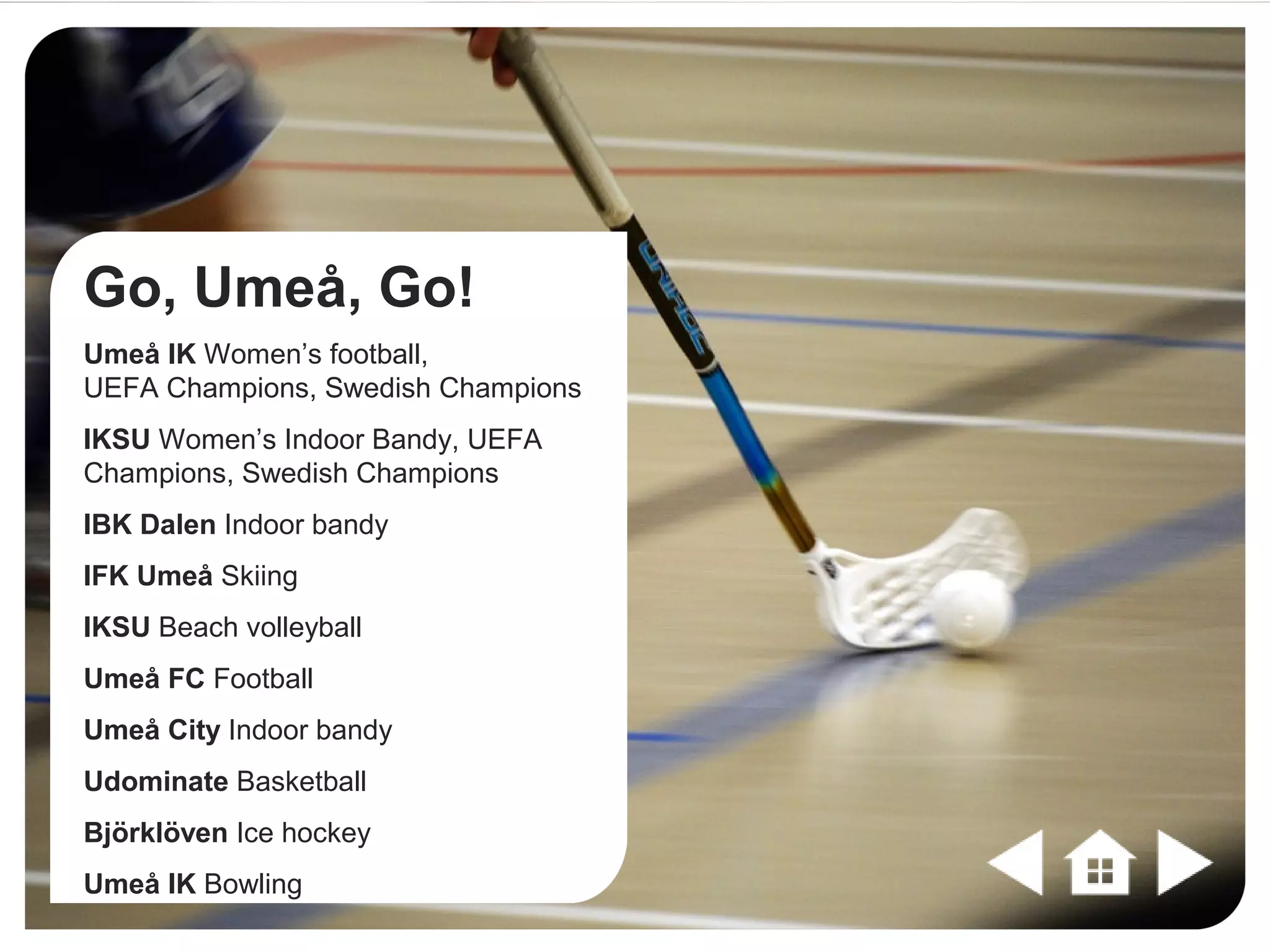 Slideshow about Umeå | PPT