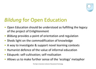 Bildung as a critical foundation | PPT