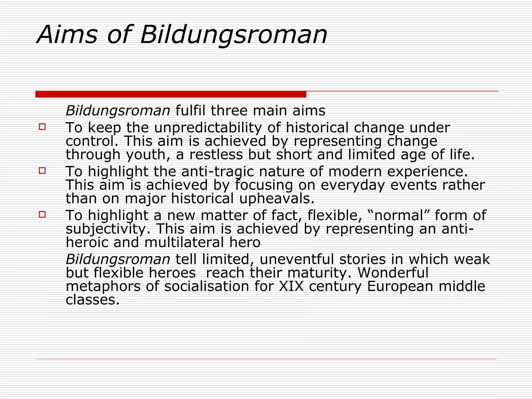 Bildungsroman | PPT
