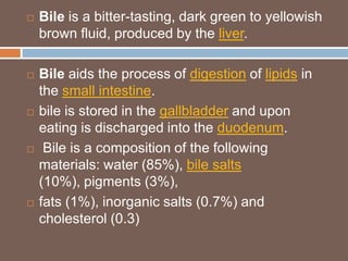 Bile Fluid