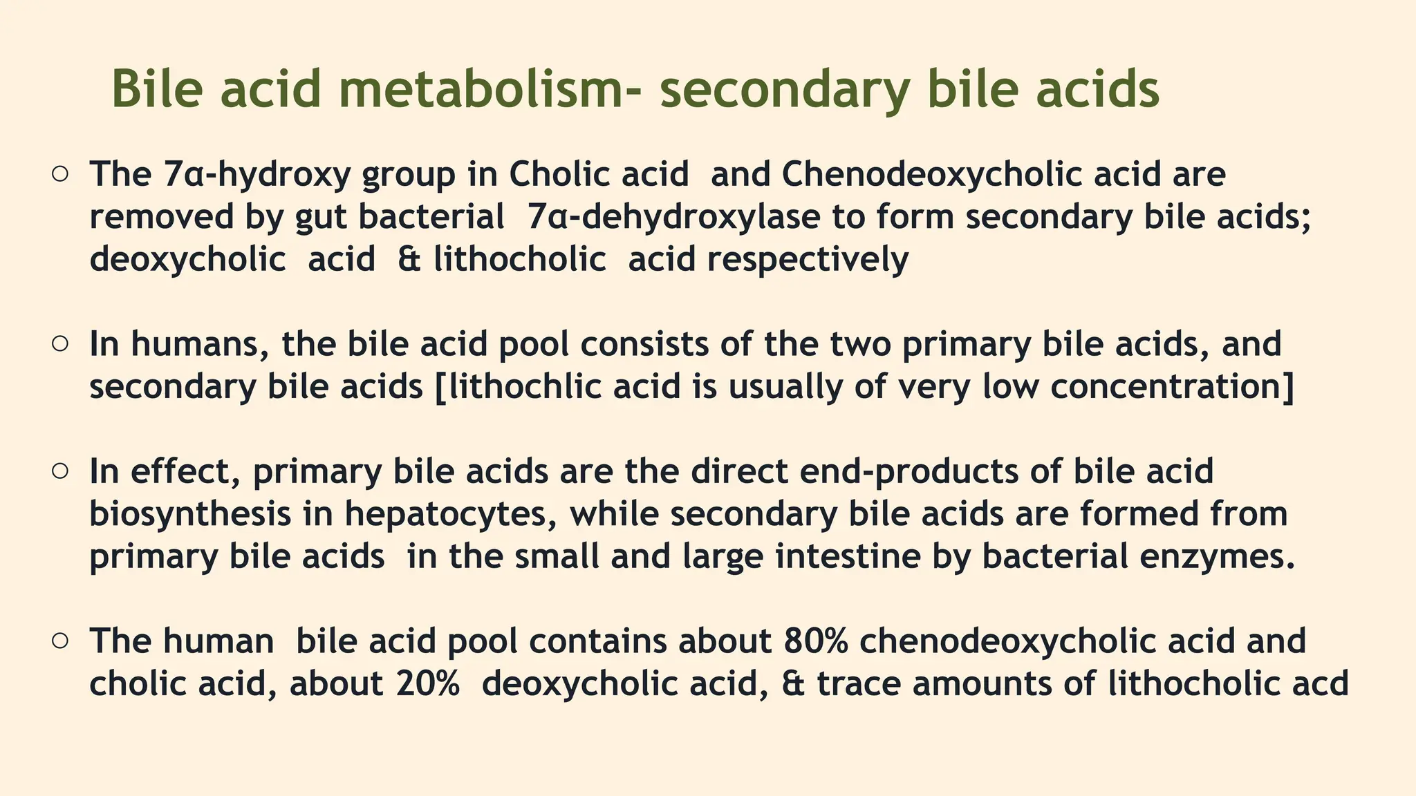 Bile acid metabolism.power point presentation | PPTX