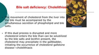 Bile acid synthesis and digestion of lipids | PPTX