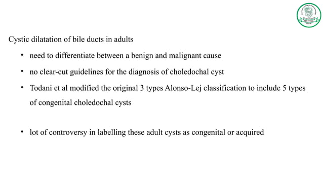 Bile duct diameter as a guide in surgical intervention of adult ...