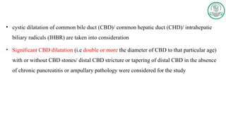 Bile duct diameter as a guide in surgical intervention of adult ...