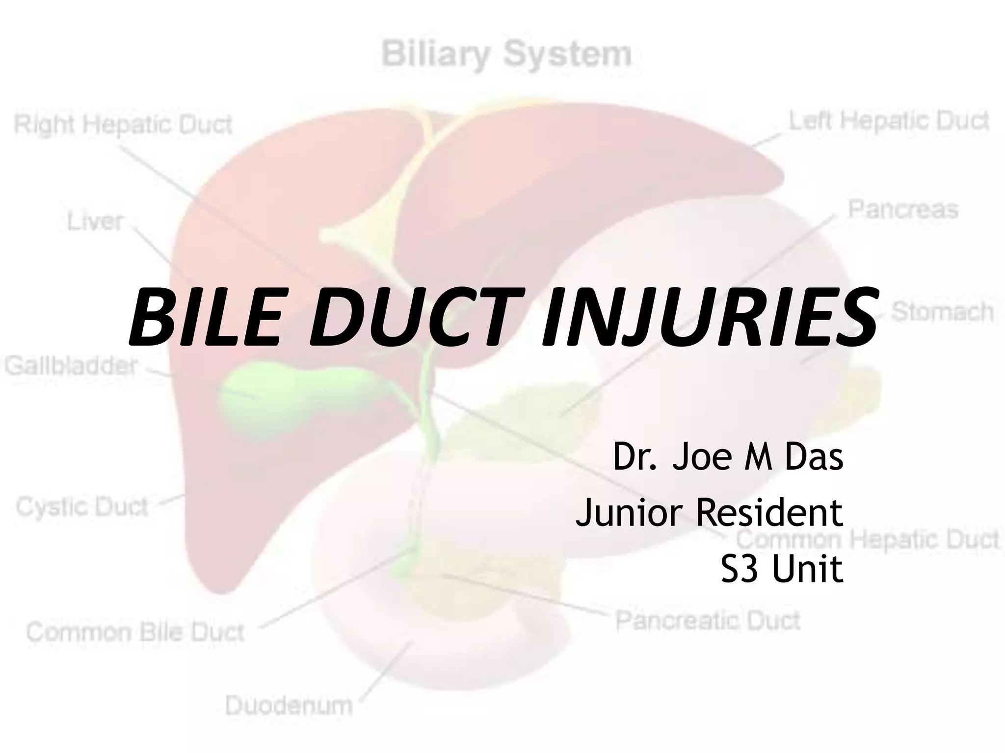 Bile duct injuries | PPSX