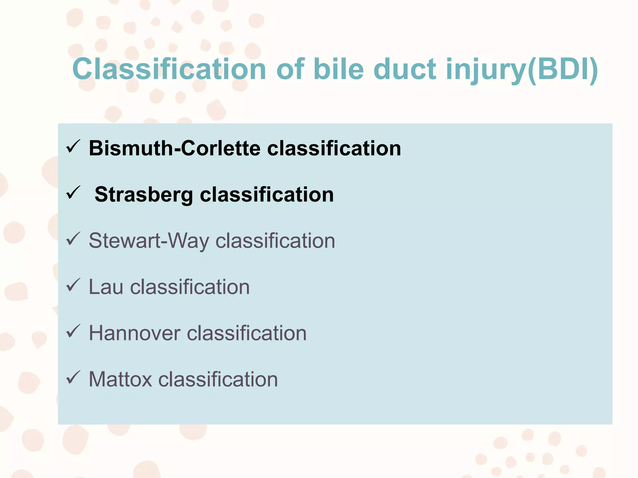 Bile duct injury | PPTX