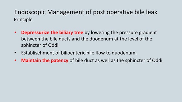 Bile Duct Injury and Post Cholecystectomy Biliary Stricture | PPTX