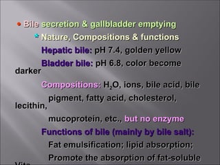 Bile_Juice main juice of lipid metabolism | PPT