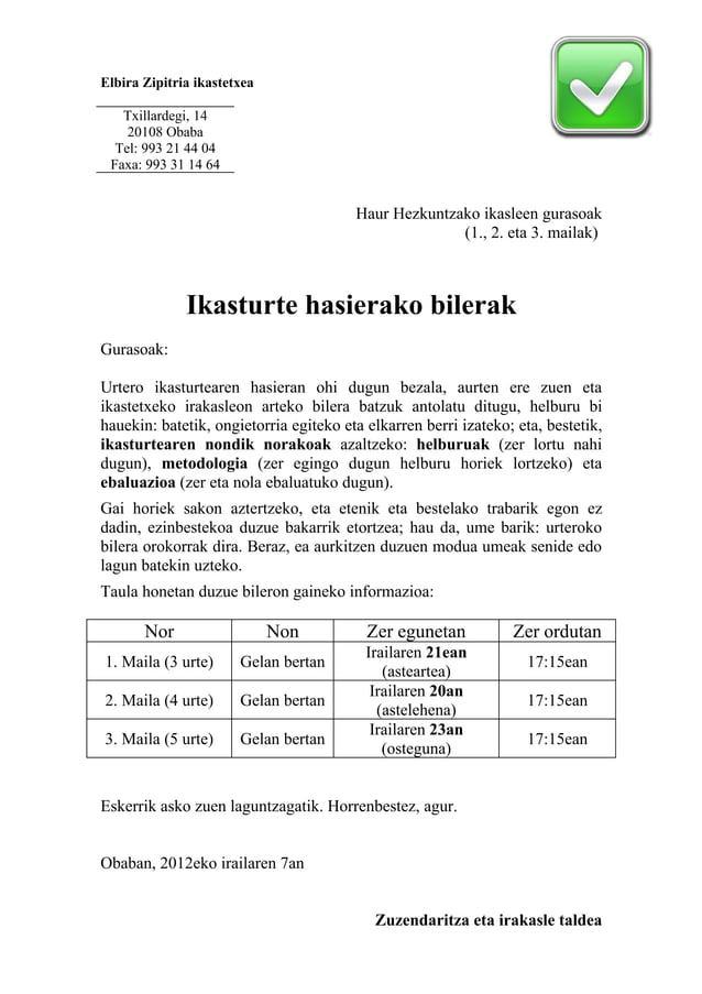 Bilera deia zuzenketa | DOC