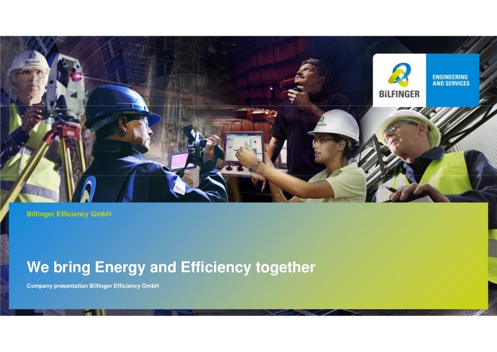 Bilfinger Efficiency - Corporate Presentation | PDF
