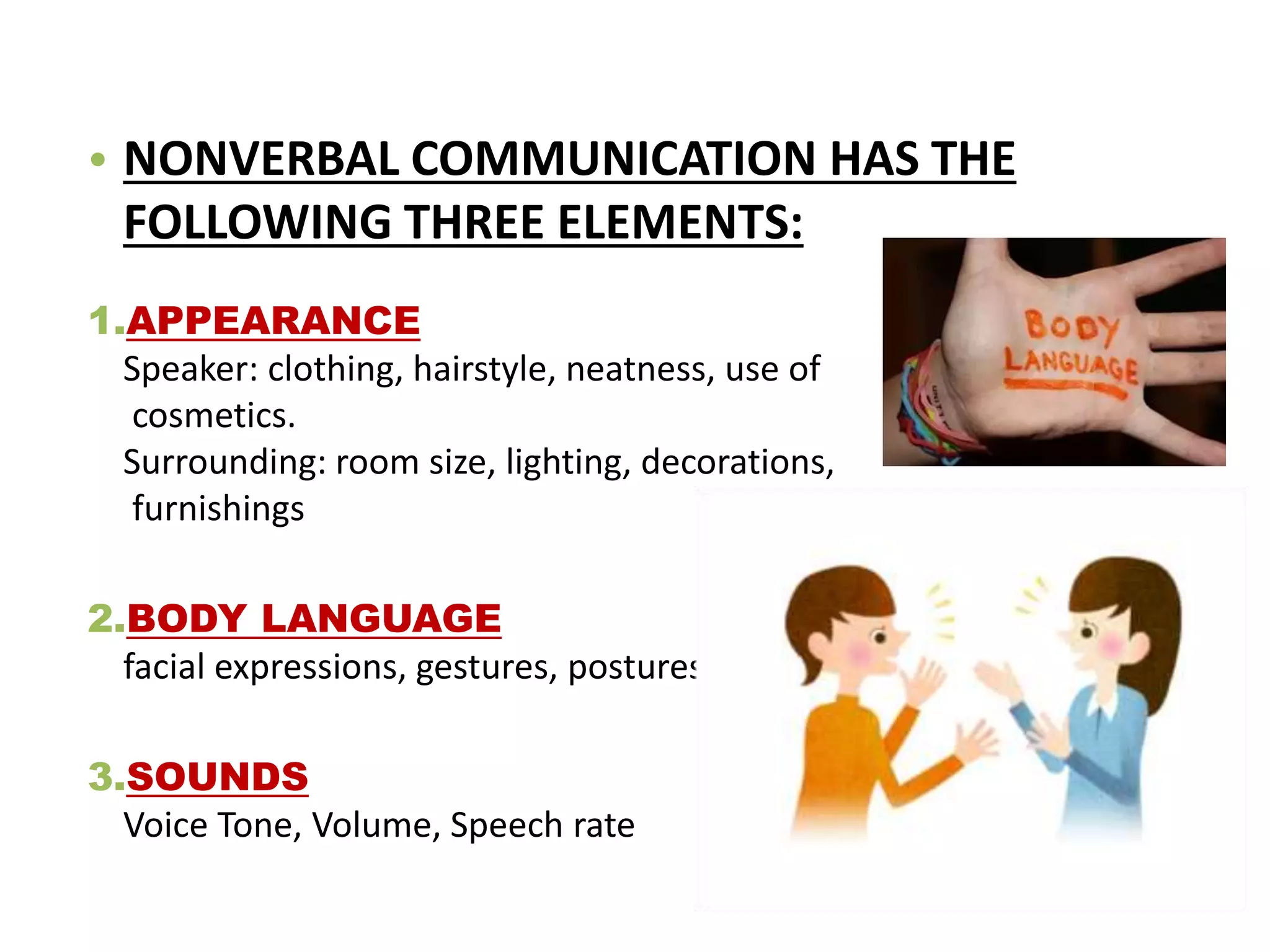 Communication Body Language & Facial Expressions | PPTX