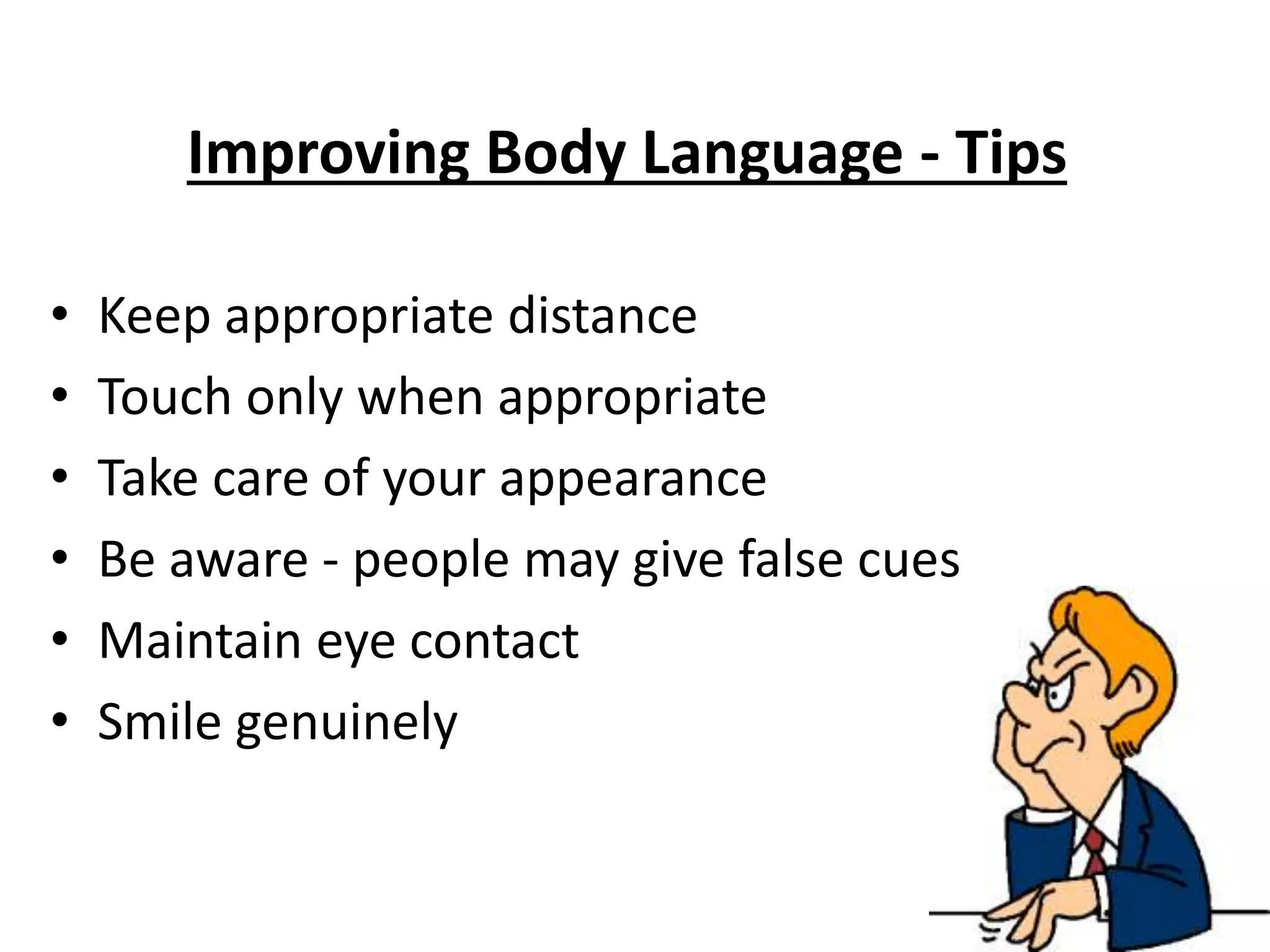 Communication Body Language & Facial Expressions