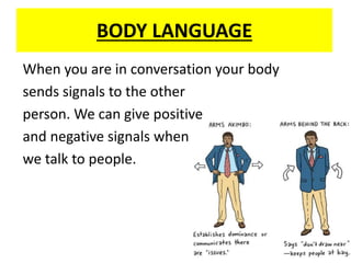 Positive And Negative Body Language Examples
