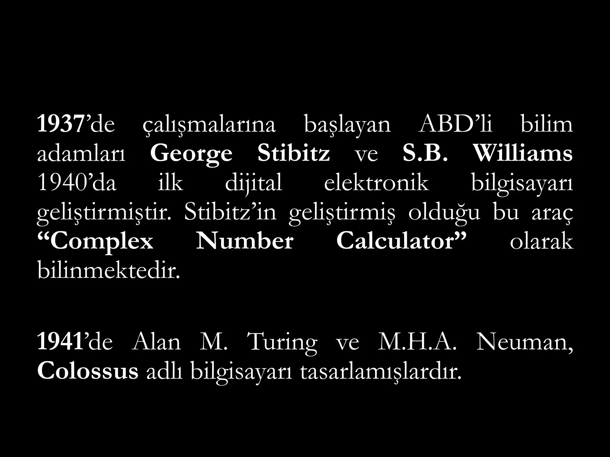 Bilgisayarın Tarihi, Gelişimi ve Evrimi | PPTX