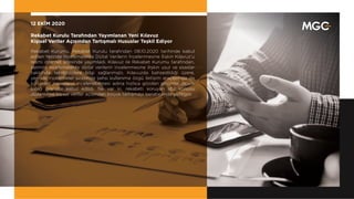 Bilgi ve İletişim Teknolojileri Ekim 2020 Bülteni | PPT