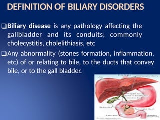 Biliary disorders | PDF