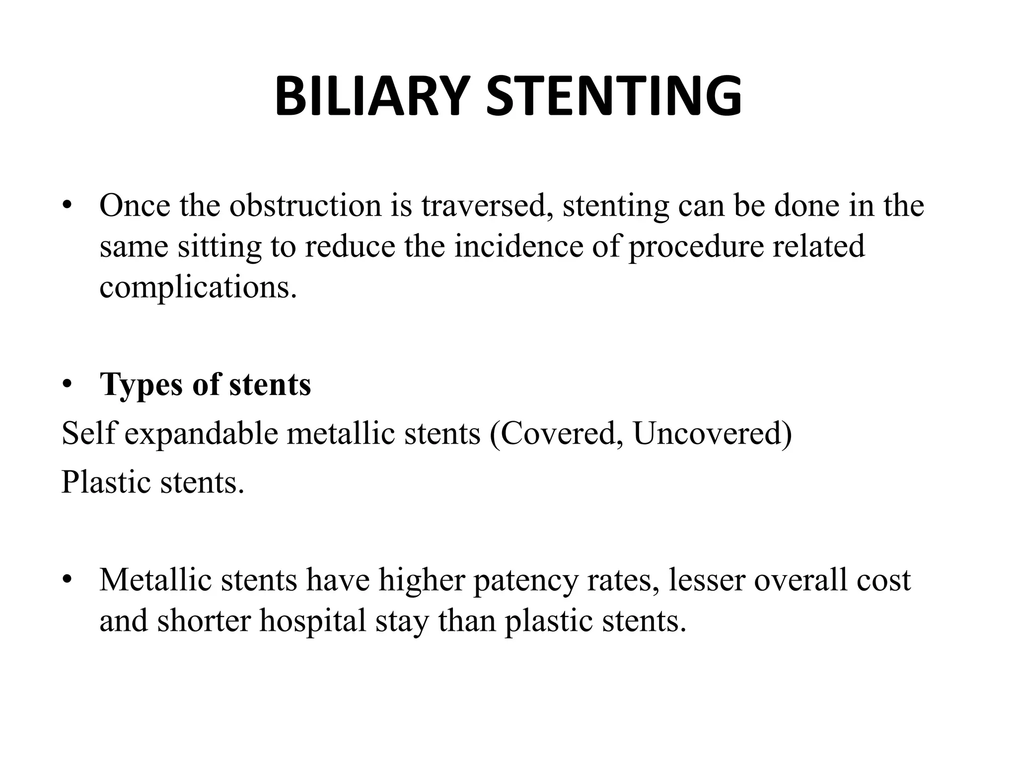 Biliary drainage | PPTX