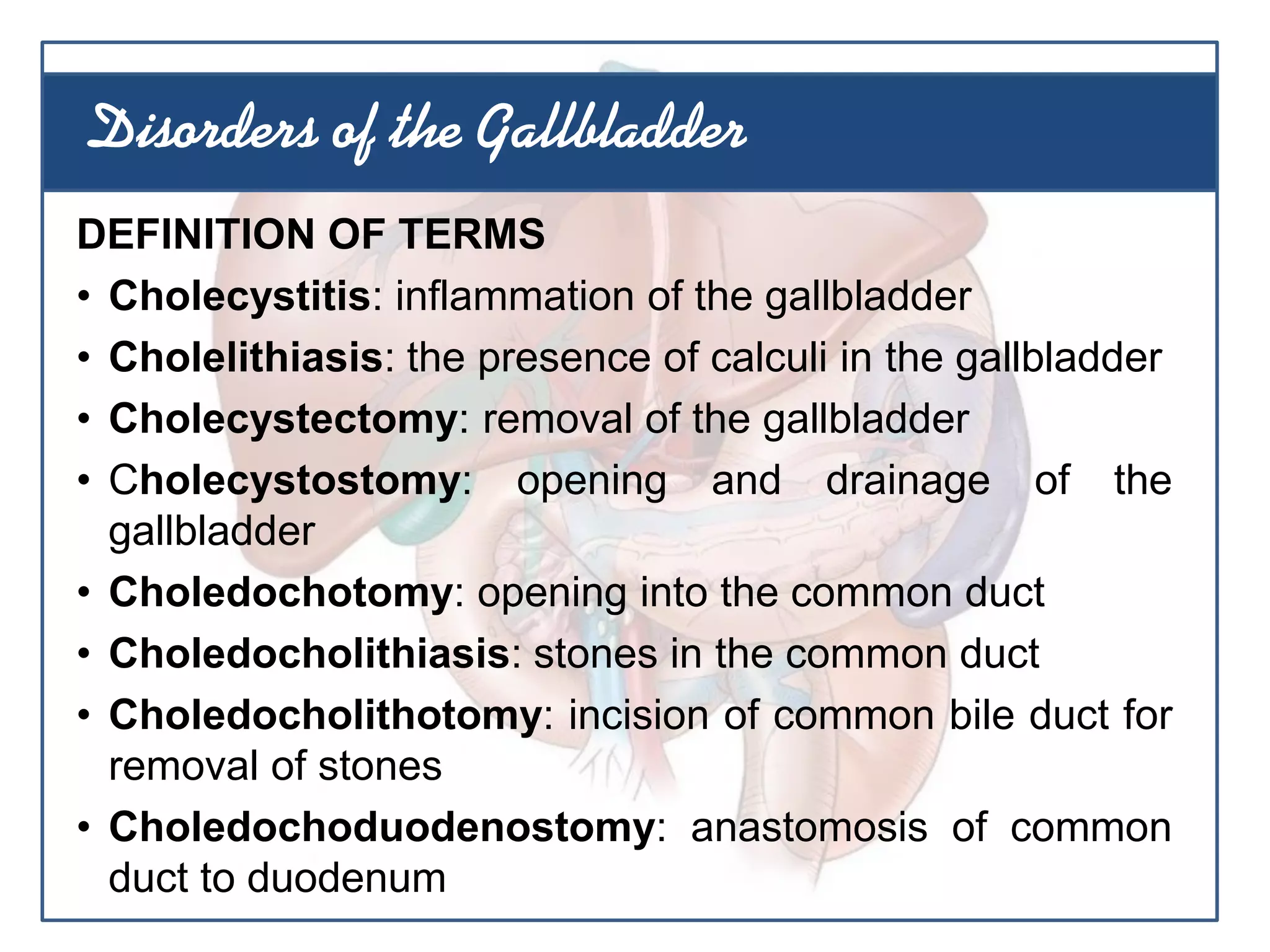 Biliary System Lecture | PDF