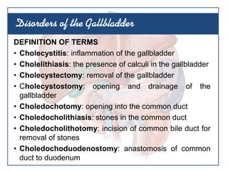 Biliary System Lecture | PDF
