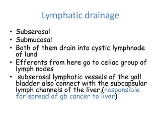 Biliary system anatomy,physiology & investigations | PPTX
