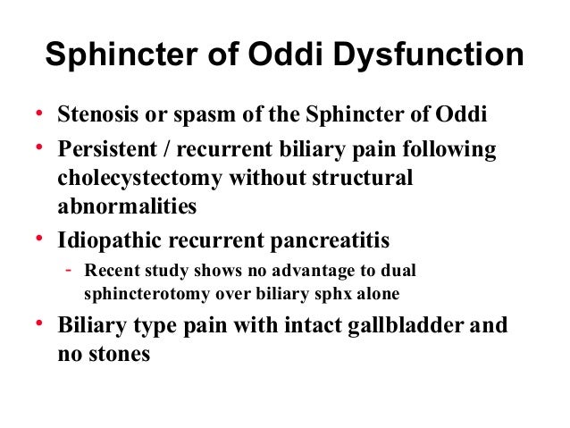 Sphincter Of Oddi Histology