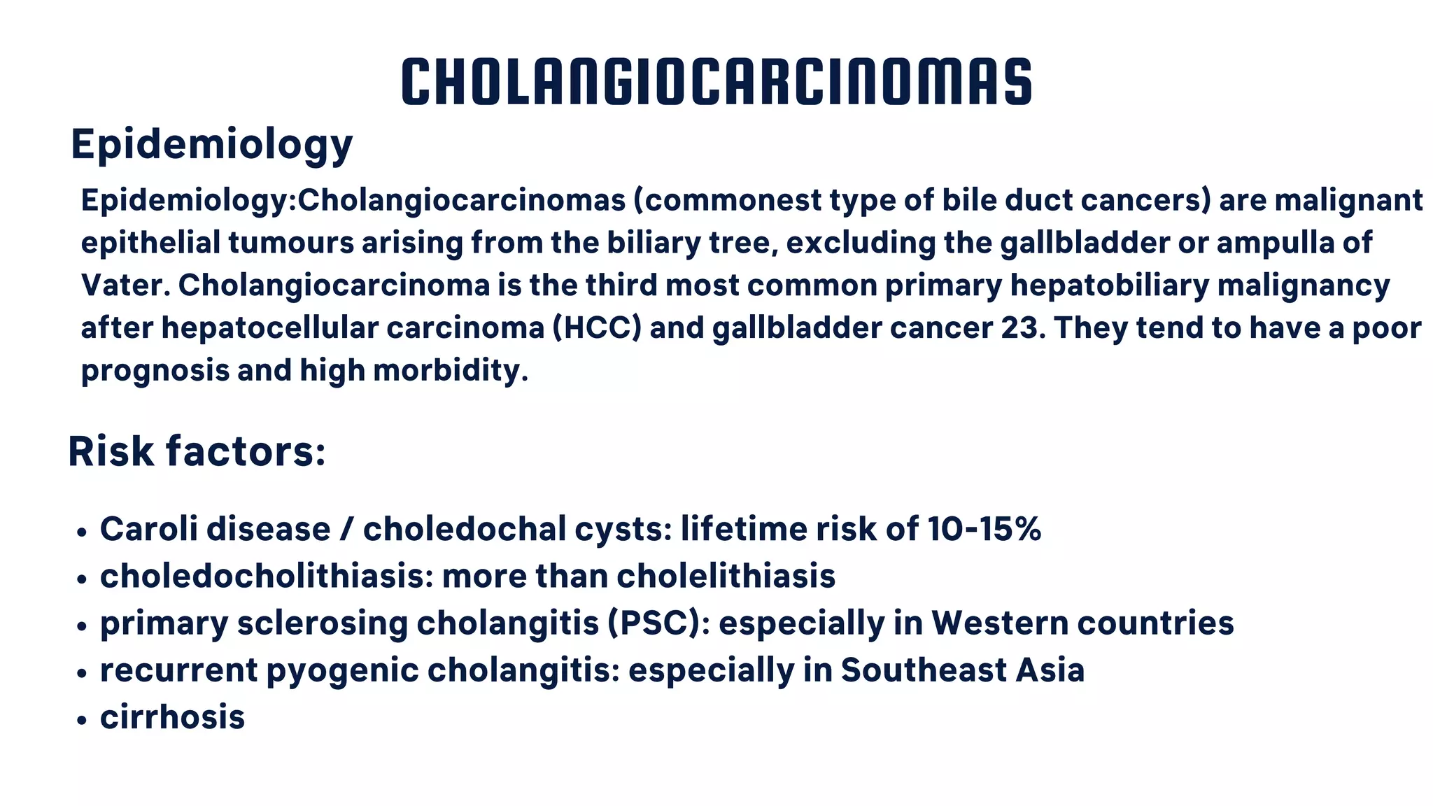 Biliary Tract Tumours(Cholangiocarcinoma,Cystadenoma/cystadenocarcinoma ...