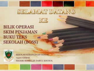 Bilik boss untuk blog | PPTX
