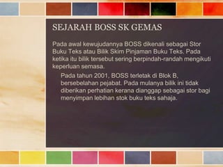 Bilik boss untuk blog | PPTX