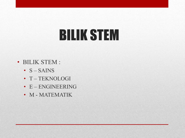 Bilik stem | PPTX