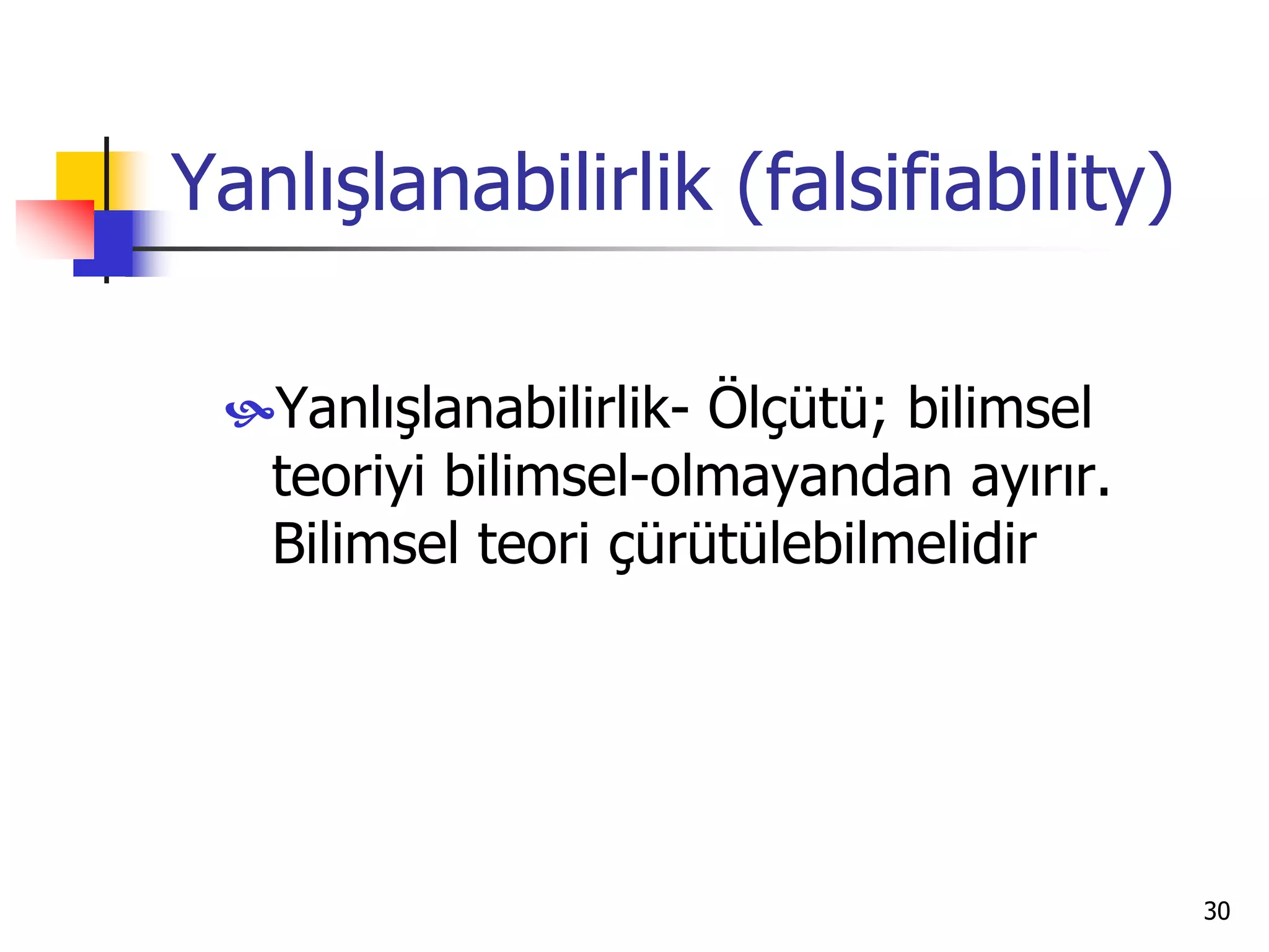 Bilim Felsefesi | PPT