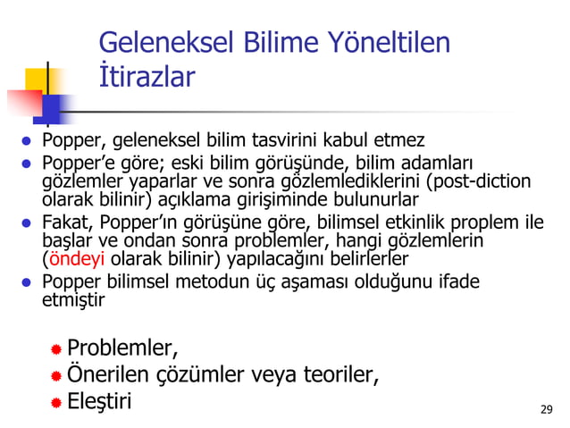 Bilim Felsefesi | PPT